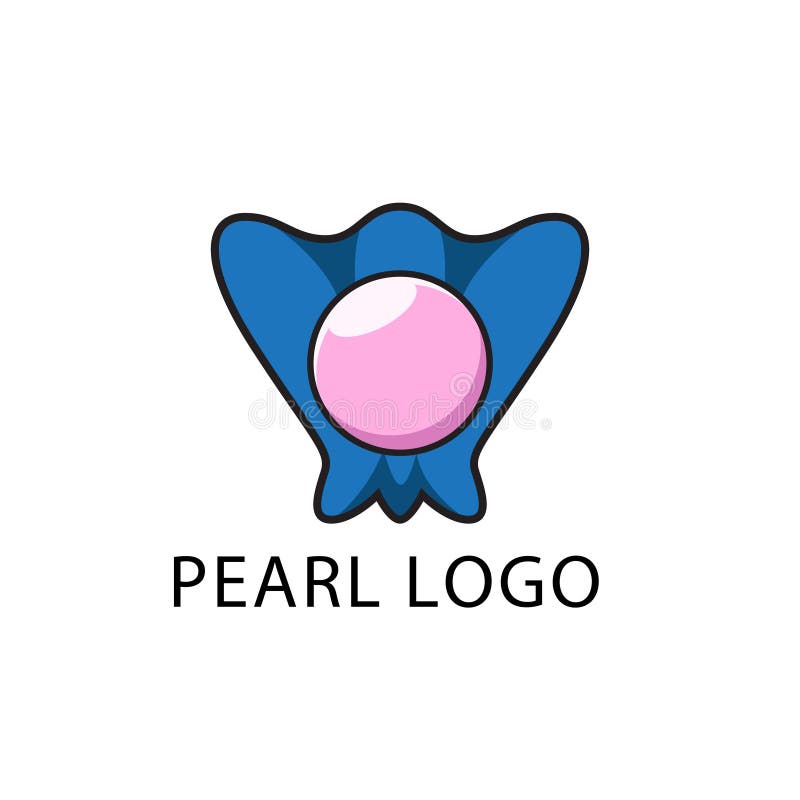 Pearl Logo Design Concept Modern Art Stock Vector - Illustration of ...