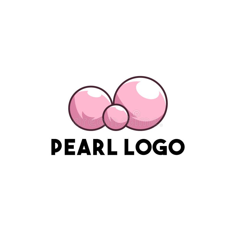 Pearl Logo Design Concept Modern Art Stock Vector - Illustration of ...