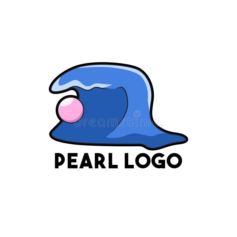 Pearl Logo Design Concept Modern Art Stock Vector - Illustration of ...