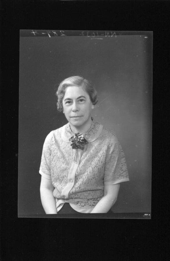 Pearl M. Corl, High School Yearbook Portrait, 1937 Stock Image - Image ...