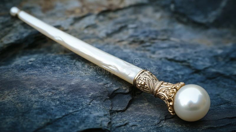 Pearl wand stock image. Image of spain, gradient, bead - 329933257