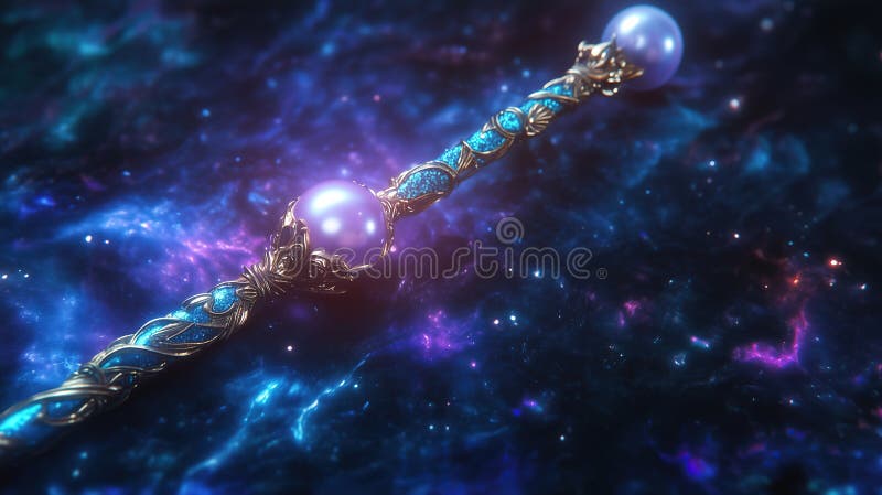 Pearl wand stock image. Image of gradient, bead, jewelry - 329933323