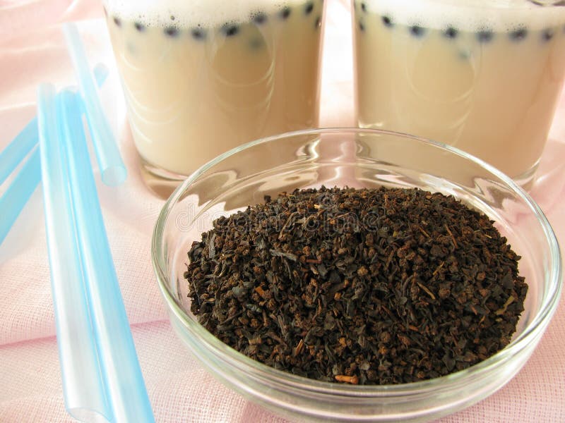 Pearl milk tea stock image. Image of glass, bubble, milk - 22339611