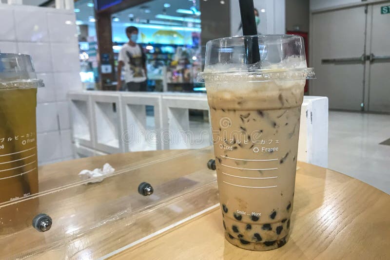 Pearl Milk Tea Ready To Eat Refreshing Drink Stock Image - Image of ...