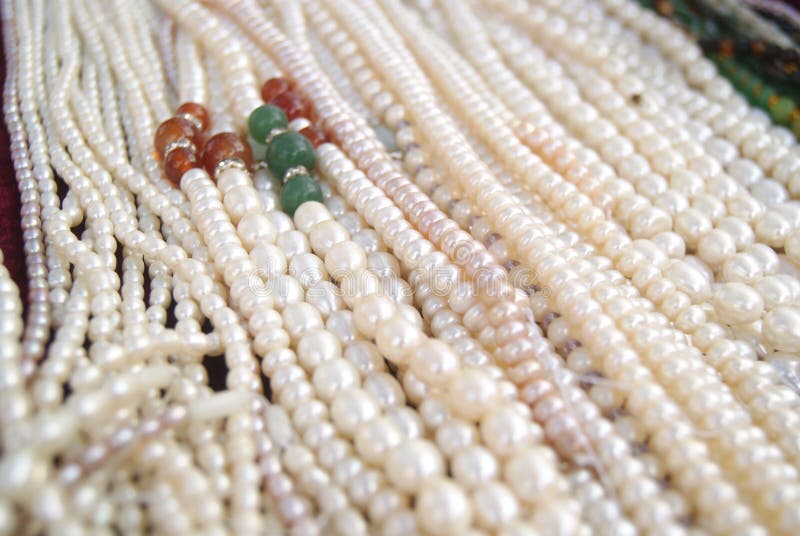 Pearl necklace stock image. Image of luxury, market, life - 36323247