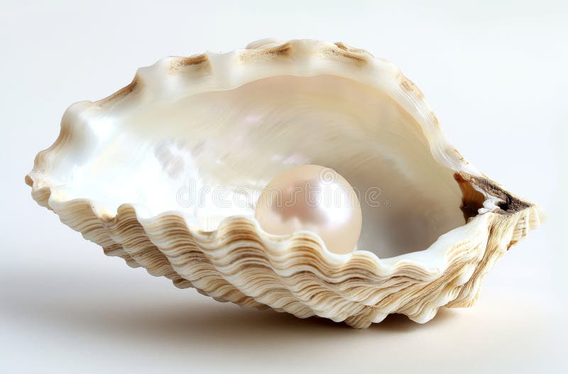Pearl in oyster shell stock photo. Image of mollusk - 314822440