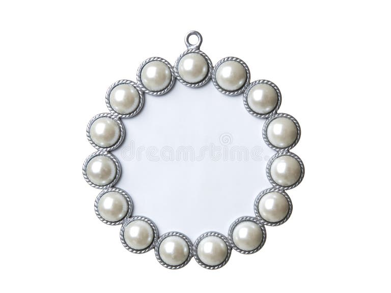 Pearl picture frame stock photo. Image of pendant, jewelry - 12315368