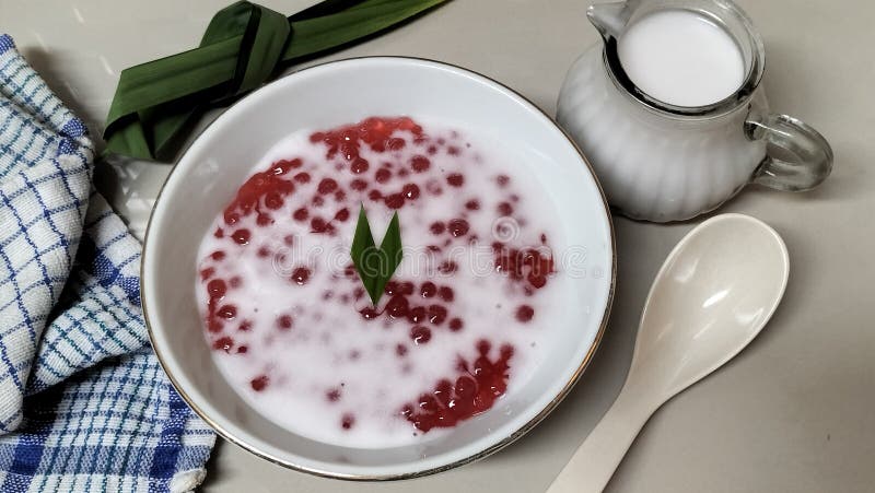 Pearl Sago Porridge Can Be Used As a Breakfast Menu Stock Photo - Image ...