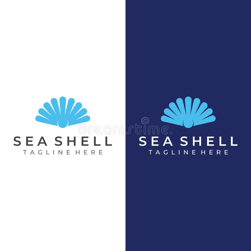 Pearl Sea Shell Logo, with Vector Illustration Design Editing Stock ...