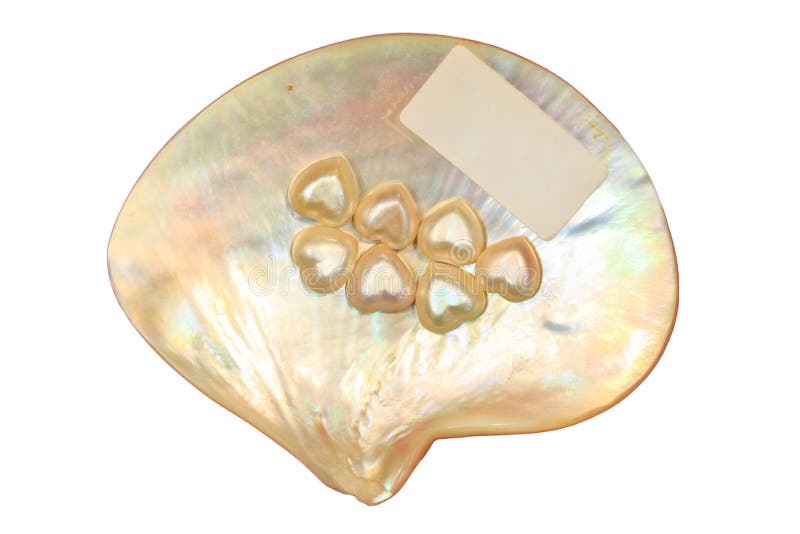 Pearl shape heart stock photo. Image of heart, decoration - 38183794