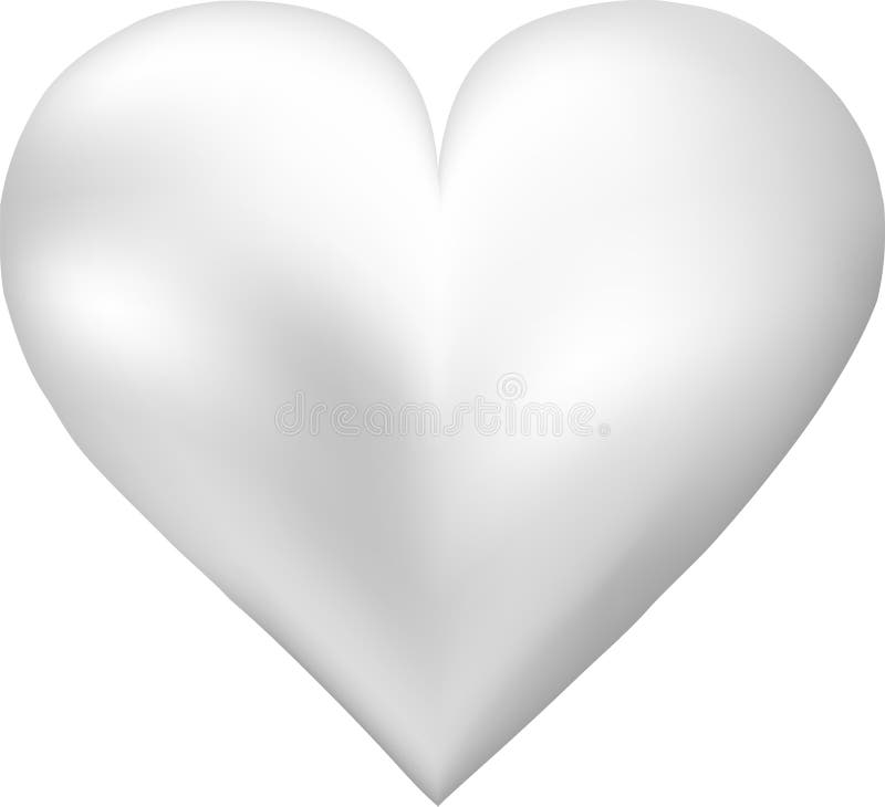 Pearl shaped heart stock vector. Illustration of elegance - 29075424
