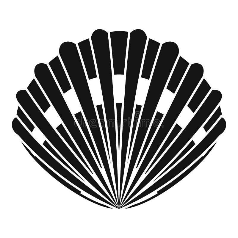 Pearl Shell Icon, Simple Style Stock Vector - Illustration of sign ...