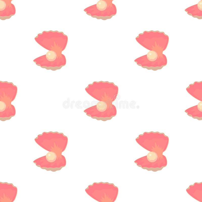 Pearl Shell Pattern Seamless Vector Stock Vector - Illustration of ...