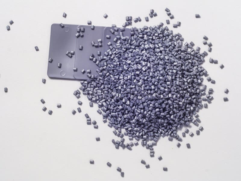 Pearl Silver Masterbatch Granules with Color Chip Stock Photo - Image ...