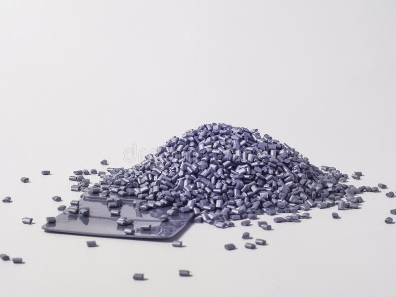 Pearl Silver Masterbatch Granules with Color Chip Stock Photo - Image ...