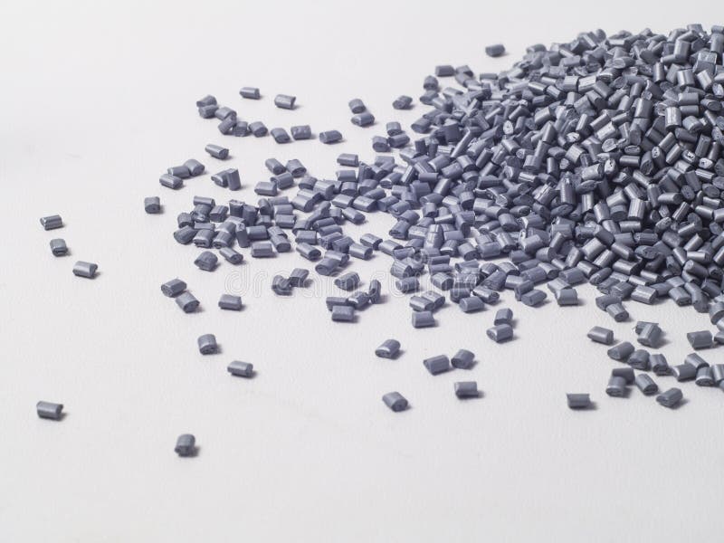 Pearl Silver Masterbatch Granules Isolated on a White Background,this ...