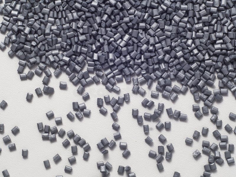 Pearl Silver Masterbatch Granules Isolated on a White Background,this ...