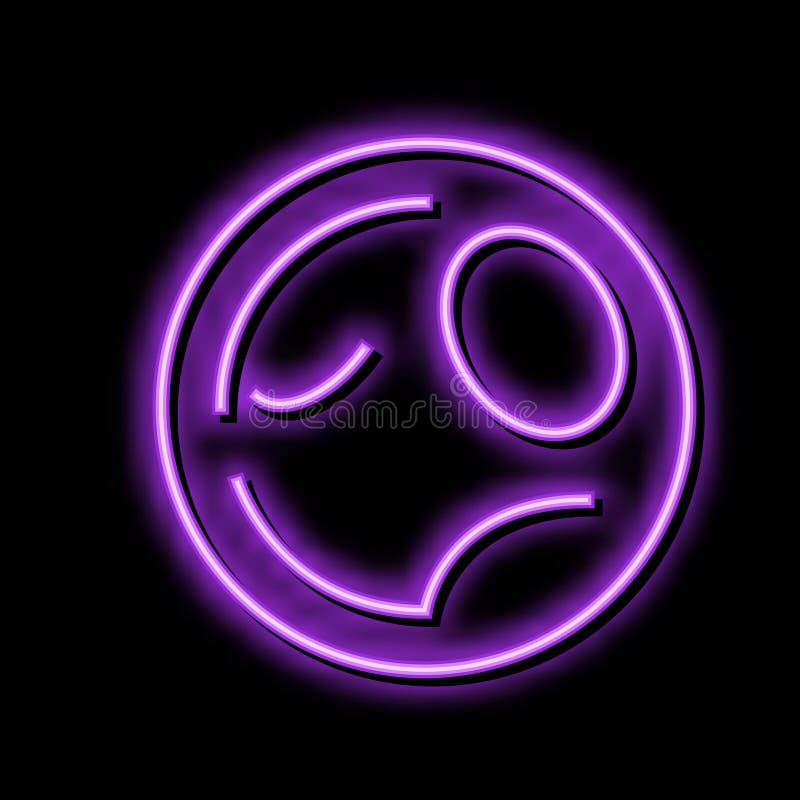 Pearl Stone Rock Neon Glow Icon Illustration Stock Vector ...