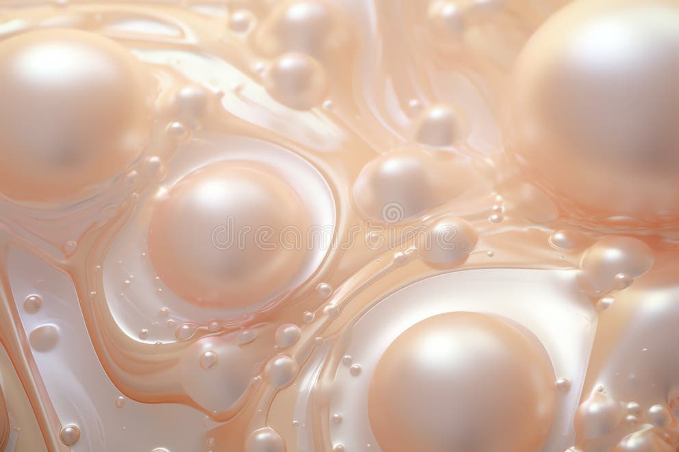 Pearl Swirls bubbles stock illustration. Illustration of rainbow ...