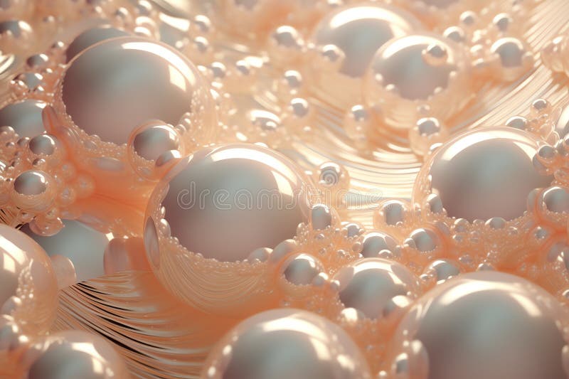Pearl Swirls bubbles stock illustration. Illustration of bubblestexture ...