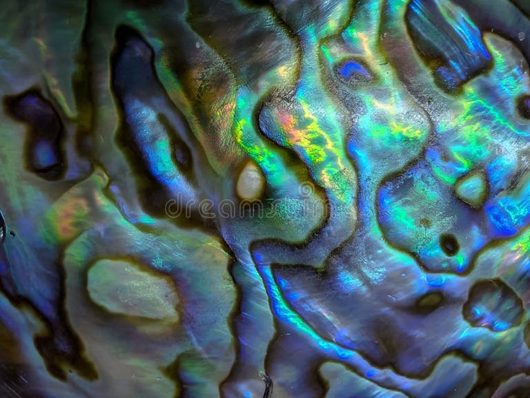 Pearl Texture from Exotic Shell Stock Image - Image of material ...