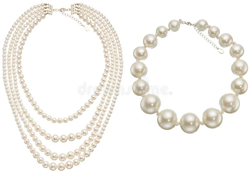 Pearls Circle & Necklace Stock Image - Image of fashion, treasure: 91711953