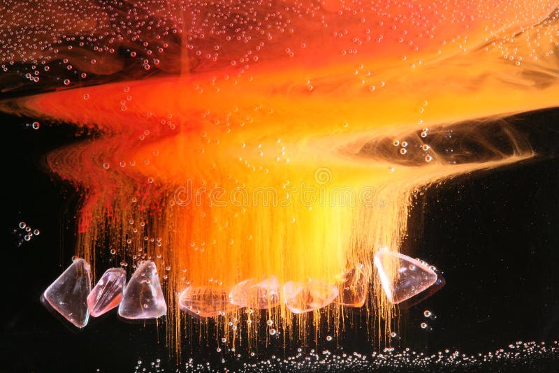 Pearls in colorful liquids stock image. Image of coloured - 3051753