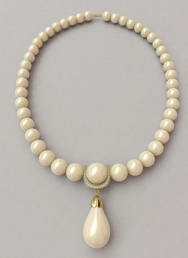 Pearls necklaces stock photo. Image of pretty, gradient - 27590968