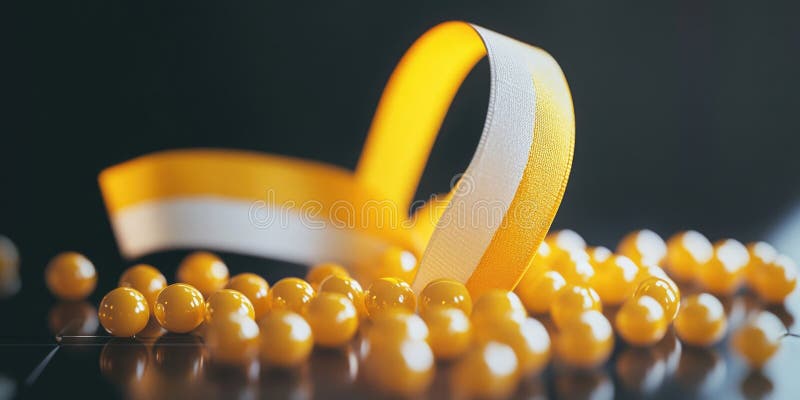 Pearls and Ribbon Close Up stock image. Image of elegance - 374180819