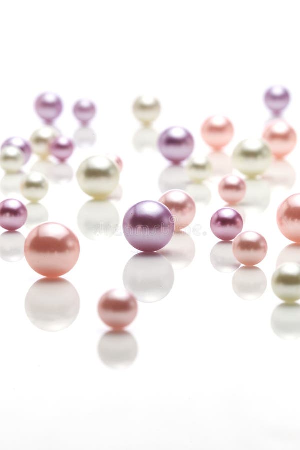 A round, shiny pearl stock photo. Image of bride, beautiful - 127130434