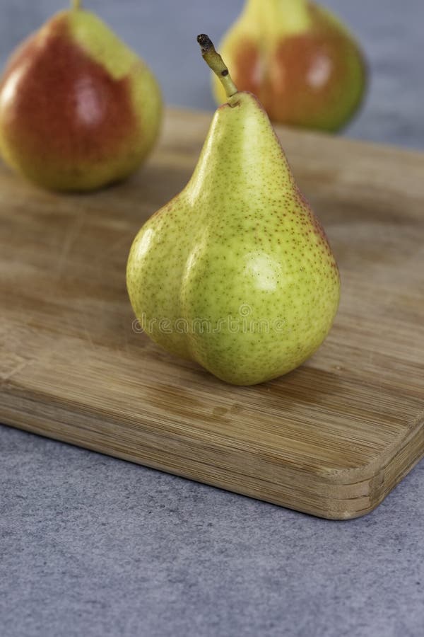 Pears Fruit Closeup Isolated on White Background Stock Image - Image of ...