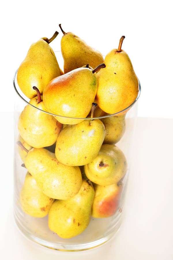 Pears in a Glass Jar Closeup Stock Photo - Image of fruit, snack: 12064018