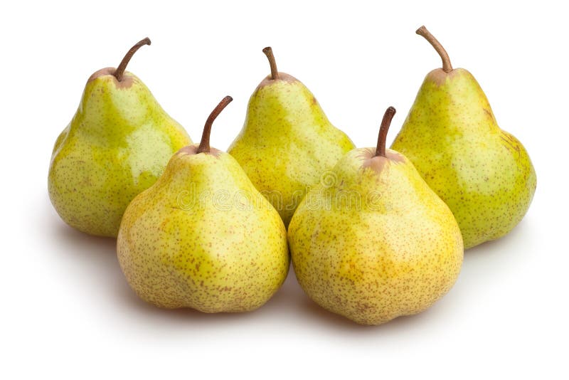 Five pears stock photo. Image of healthy, dieting, vibrant - 15809468