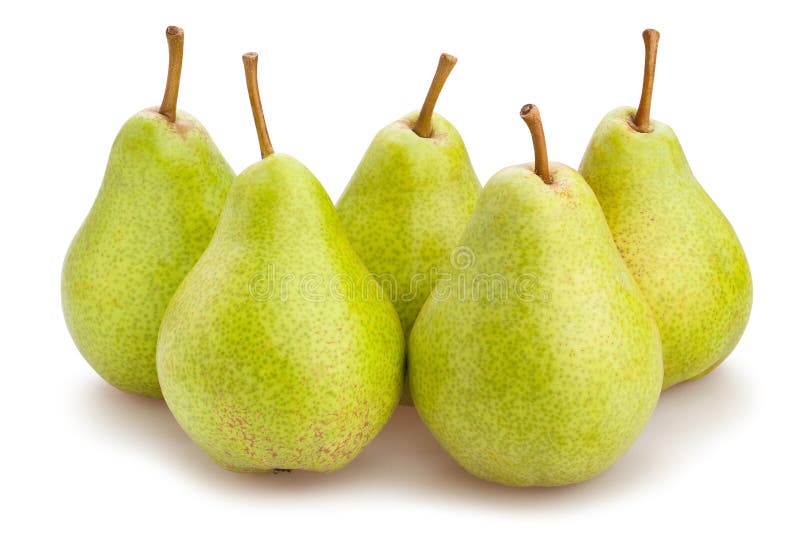Five pears stock photo. Image of healthy, dieting, vibrant - 15809468