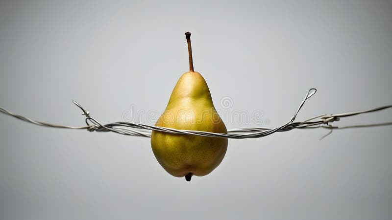 Pears Suspended on Wire Create a Unique Juxtaposition of Nature and ...
