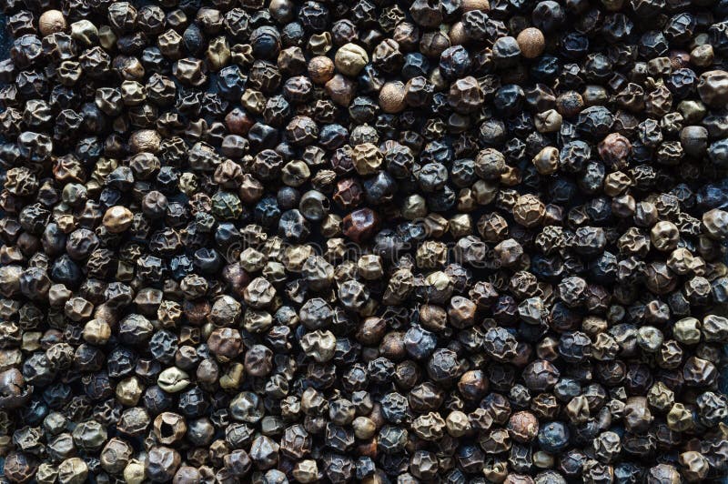 Peas Black Fragrant Pepper Top View, Background Stock Image - Image of ...