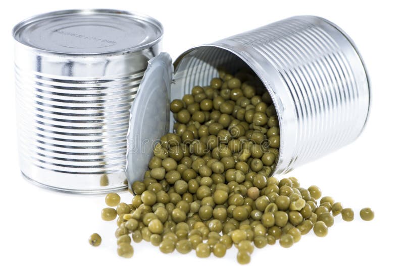 Can of Peas stock image. Image of vegetable, green, healthy - 2513851