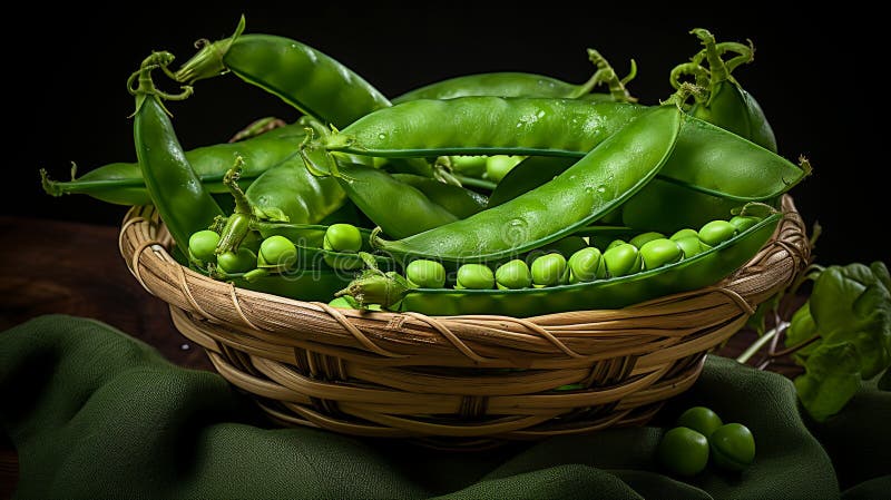 Peas and Pod Collection stock illustration. Illustration of flavors ...