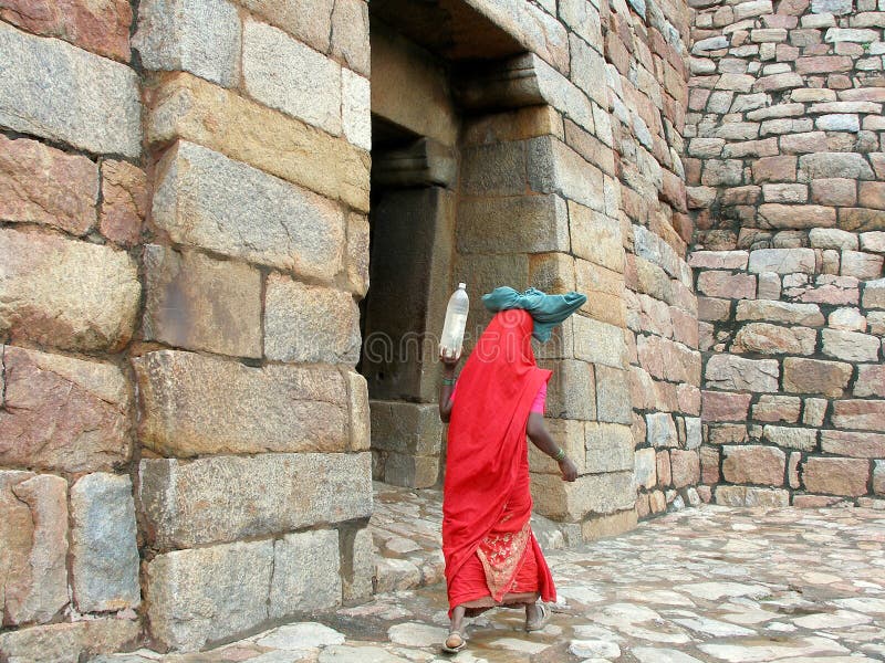 Peasant Indian Worker stock photo. Image of saree, king - 1442446