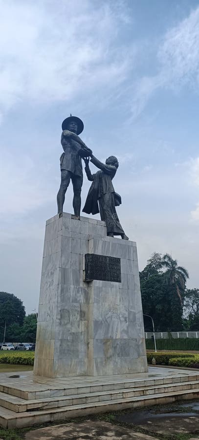 Peasant Statue at the Heroes Monument Editorial Stock Image - Image of ...
