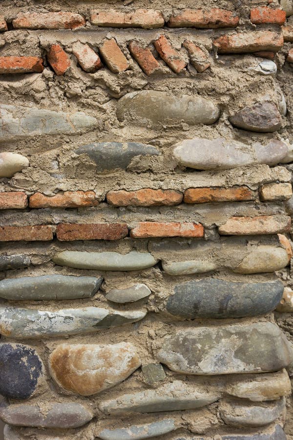 Pebble Background Texture, Ancient Stone Wall Stock Image - Image of ...
