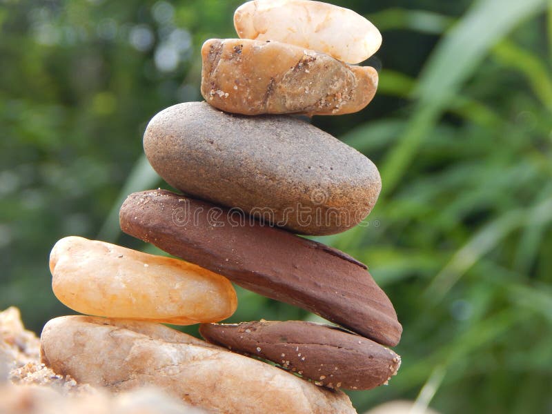 Pebble Balancing stock photo. Image of balnce, beauty - 170979338