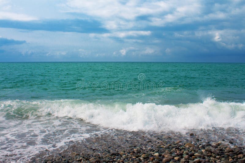 Pebble beach stock image. Image of pebbles, recreation - 44458349