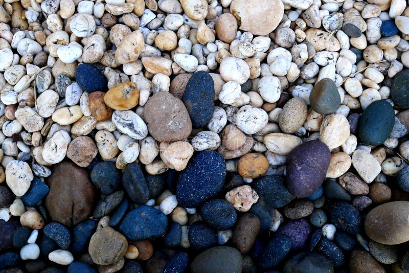 Pebble Beach Stone Background Stock Image - Image of isolated, macro ...