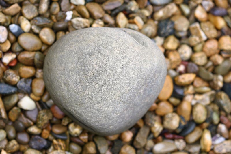 Pebble and big stone stock image. Image of beach, material - 10677153