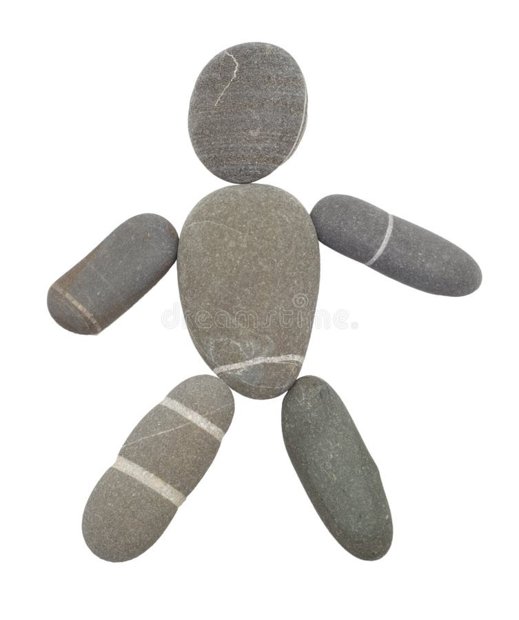 Pebble man stock image. Image of alternative, people, east - 6809069