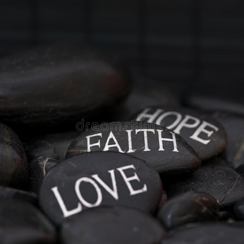 Pebble with message stock photo. Image of stone, engraving - 12818444