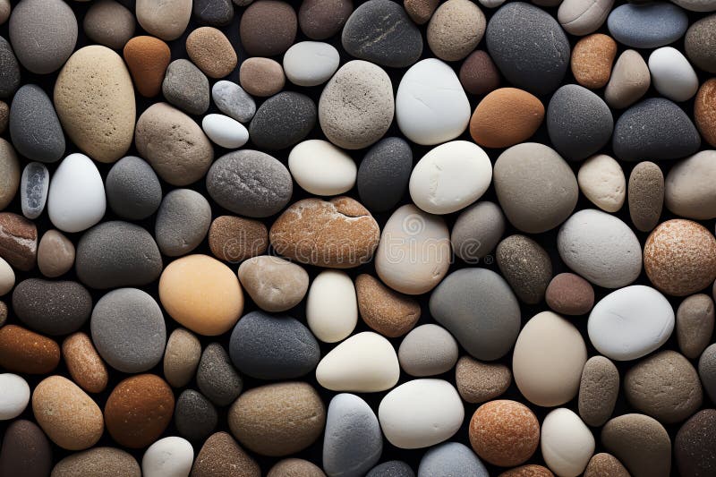 Pebble Mosaic wall texture stock illustration. Illustration of surface ...