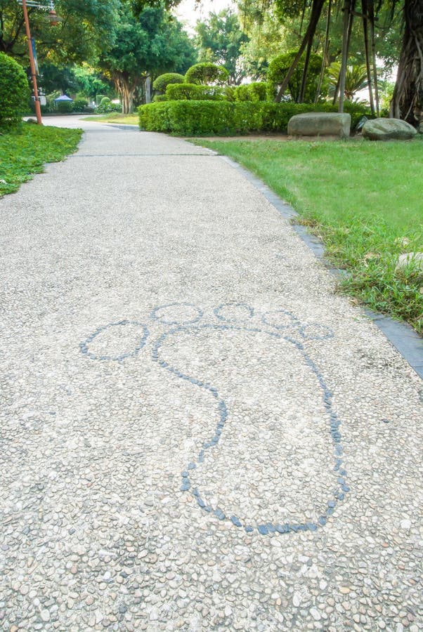 Pebble path stock image. Image of stone, garden, outside - 26681469