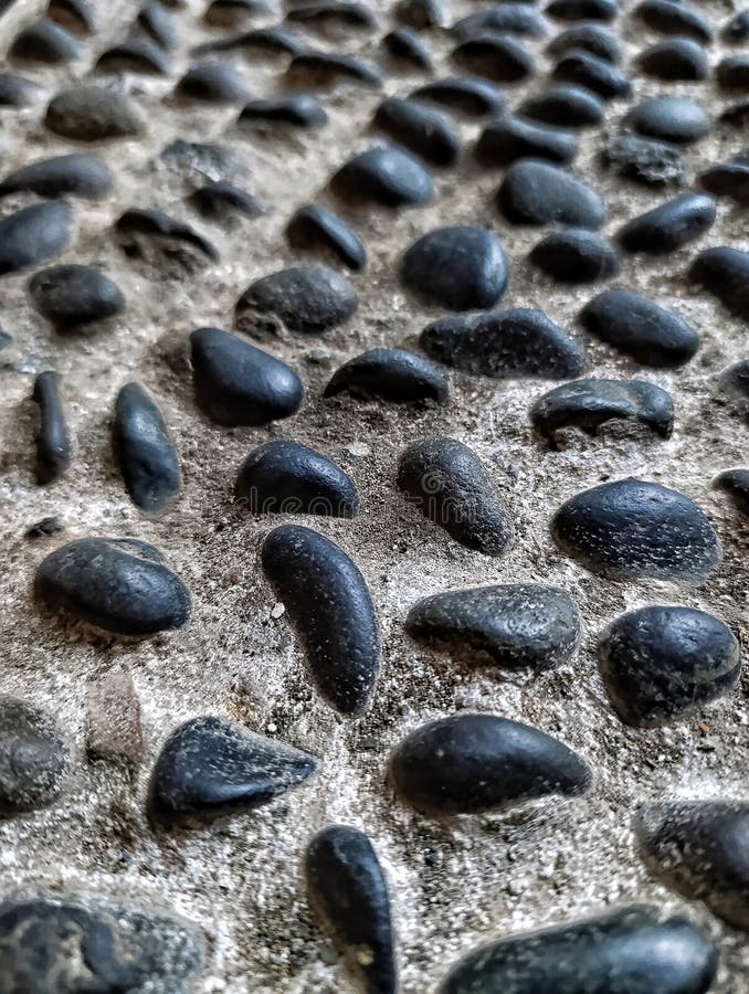 Pebble Path Texture stock image. Image of concrete, close - 392320573